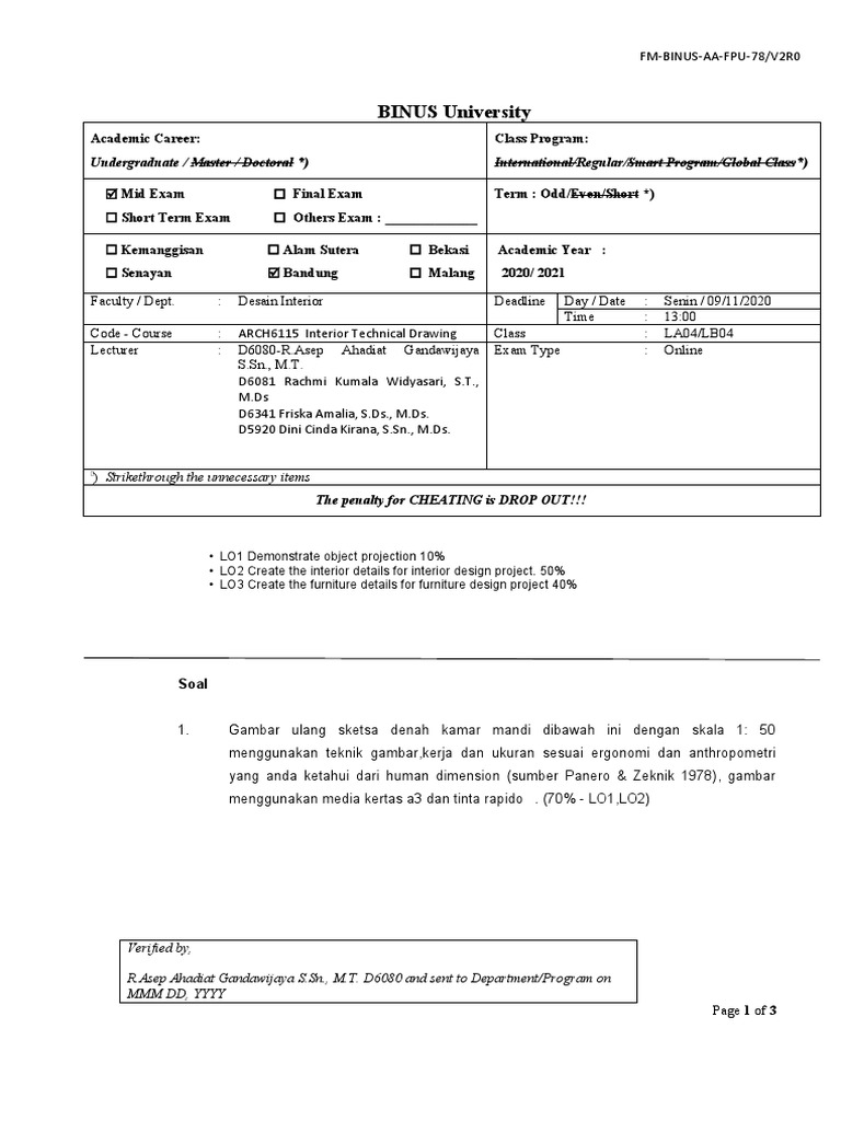 BINUS University: Undergraduate / Master / Doctoral ) International ...