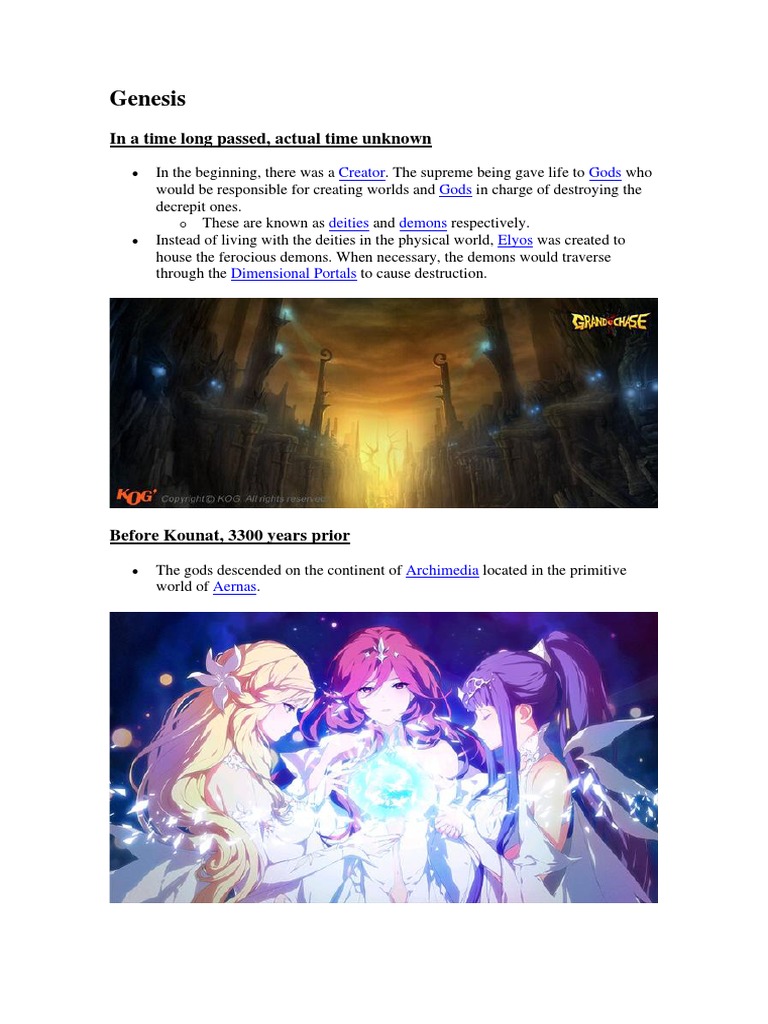 Grand Chase Lore | PDF | Demons | Elf (Dungeons & Dragons)