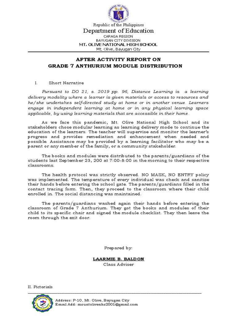 AAR Edit | PDF | Classroom | Learning