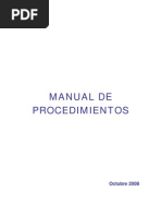 Formato de Manual de Procedimientos | PDF