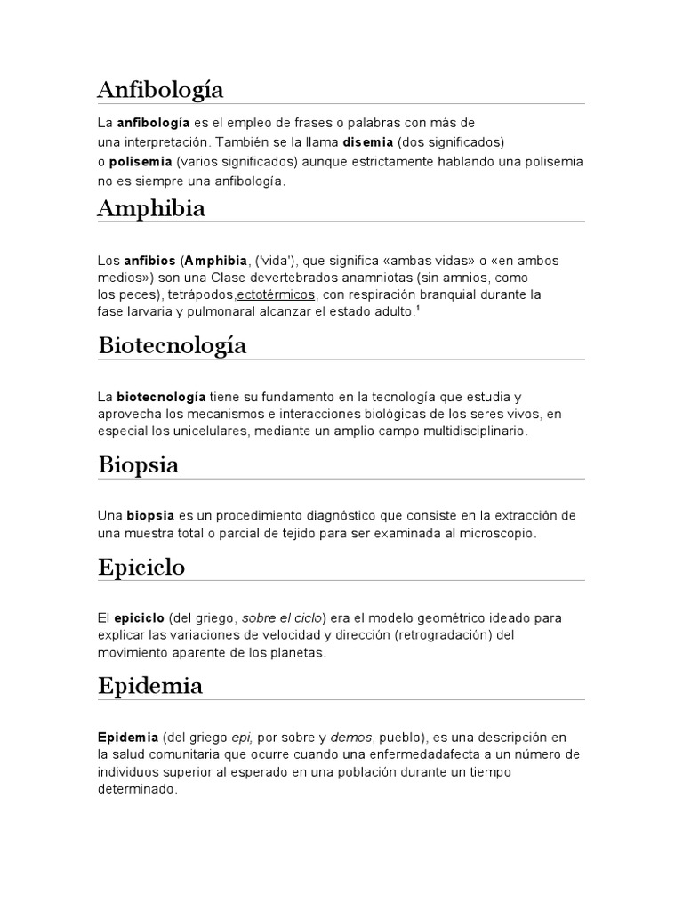Definición y estudio de la anfibología | PDF