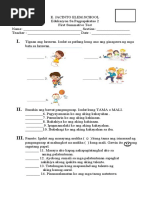 ESP Grade 1 2nd Quarter Worksheets | PDF
