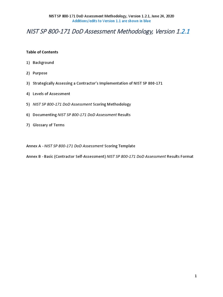 NIST SP 800-171 DoD Assessment Guide | PDF | Password | Information ...