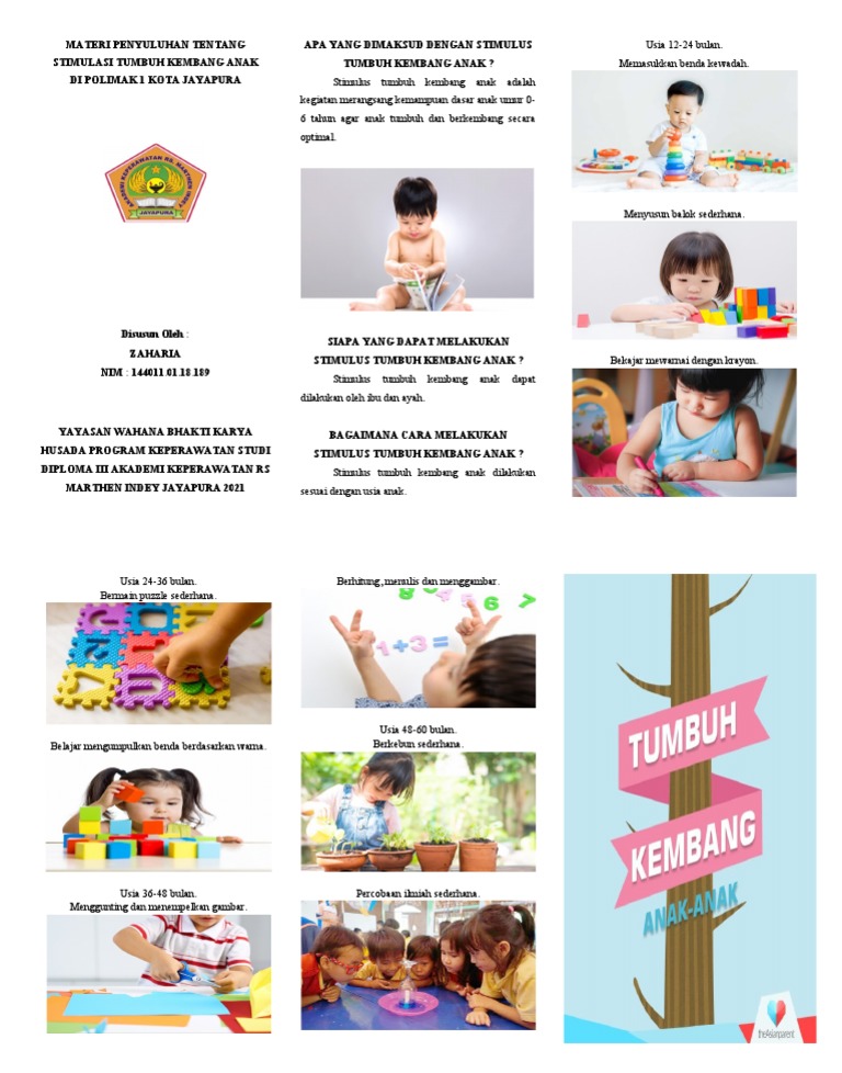 Leaflet Tumbuh Kembang Anak | PDF