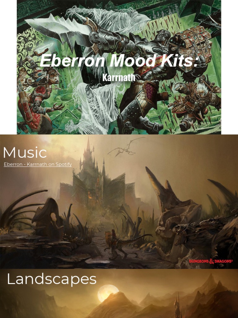 Eberron Mood Kits - Karrnath | PDF