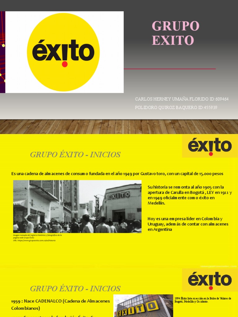 Grupo Exito 1 | PDF | Business | Economias
