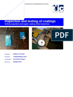 Coating & Painting Inspection Checklist | PDF | Abrasive | Coating