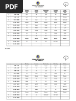 7B Class Timetable 2023-2024 | PDF