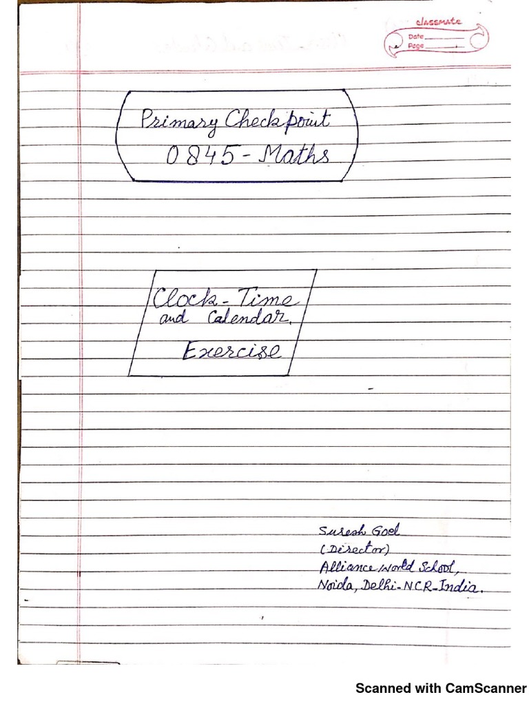 3.2 Pr-0845-Clock-Time-And-Calendar | PDF