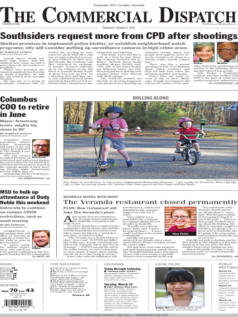 Commercial Dispatch Eedition 3-4-21 | PDF