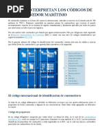 ¿Como Interpretar El Código o Número de Contenedor Marítimo | PDF ...