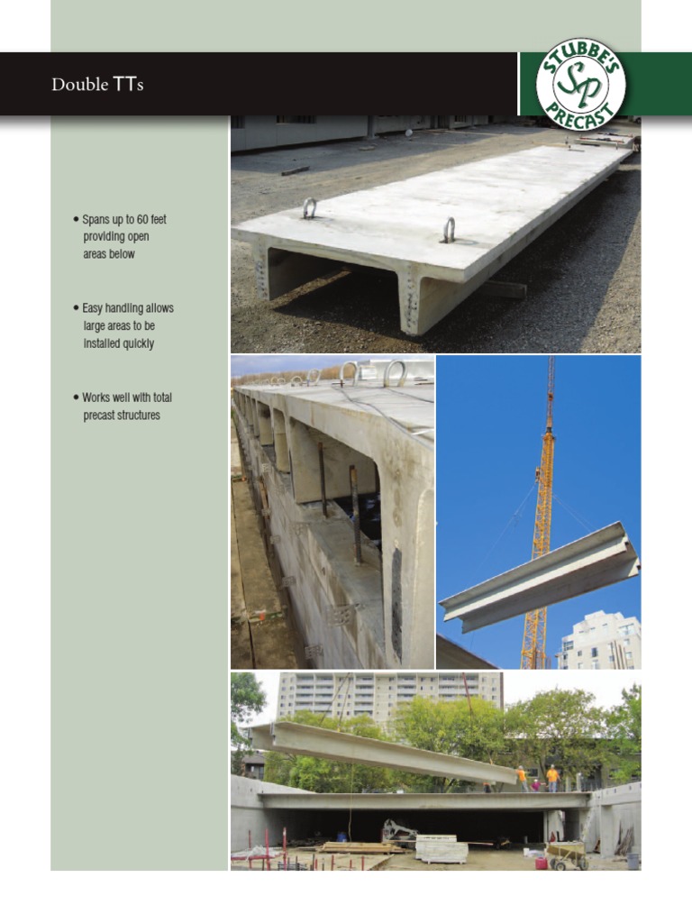 Double TTS: - Spans Up To 60 Feet Providing Open Areas Below | PDF ...