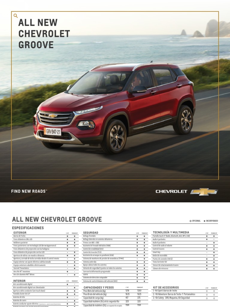 Hoja Tecnica Groove Ec | PDF | Airbag | Vehículo de motor