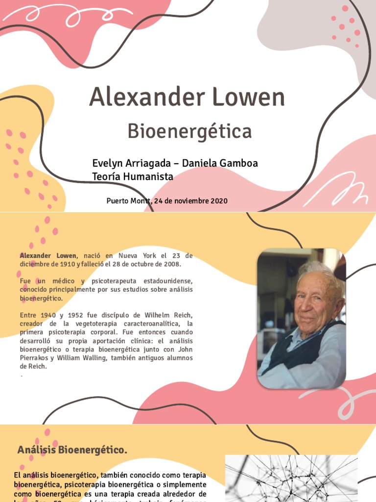 Alexander Lowen | PDF | Psicoterapia | Las emociones