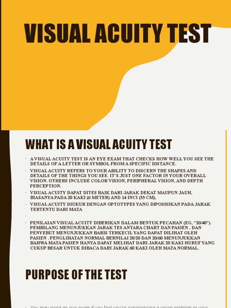 Visual Acuity | PDF