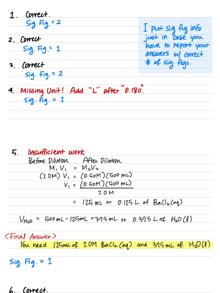 Making Dilutions Worksheet | PDF | Chemistry | Physical Sciences