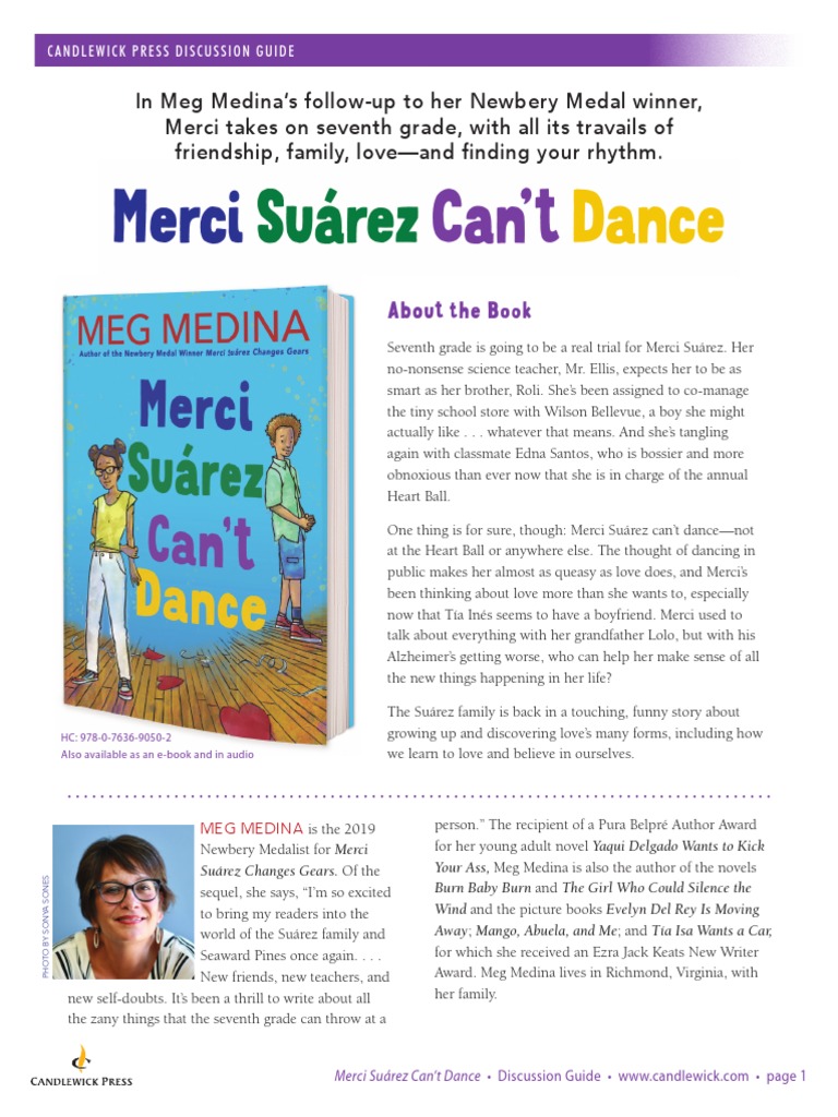 Merci Suárez Can't Dance by Meg Medina Discussion Guide | PDF