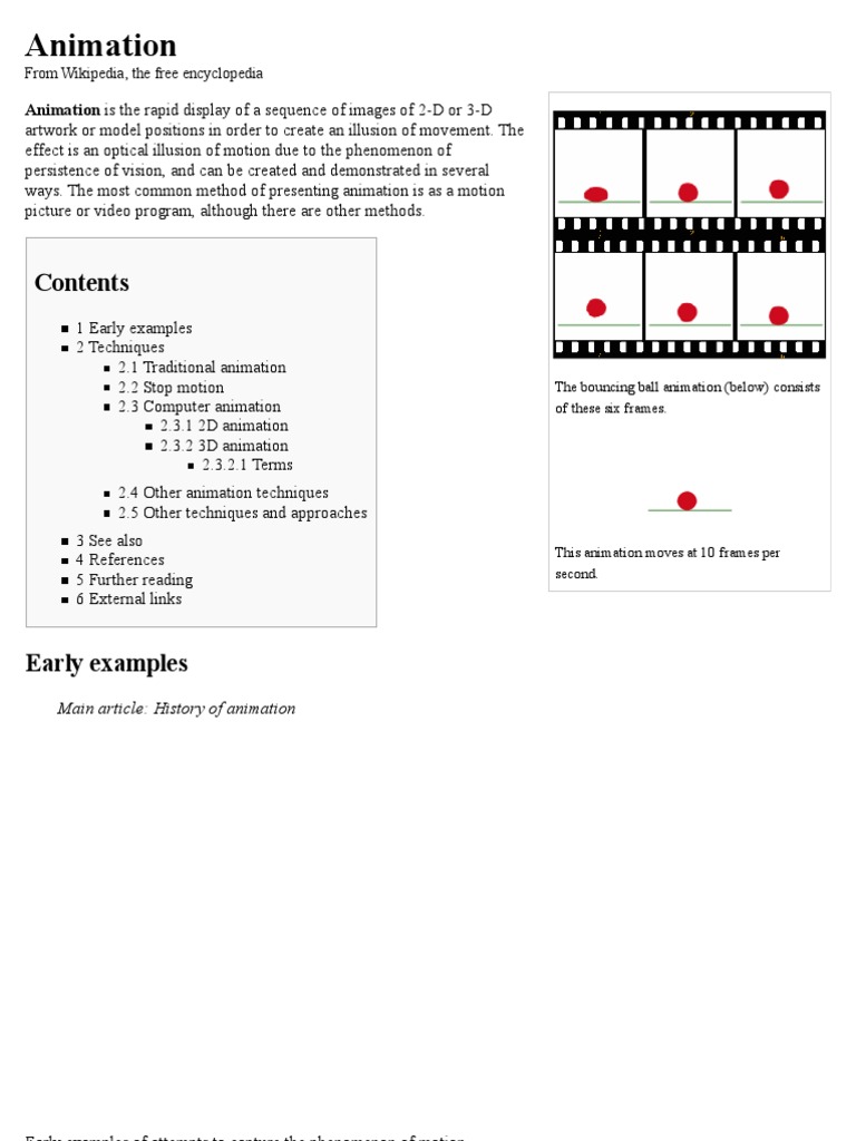 Animation: Animation Is The Rapid Display of A Sequence of Images of 2 ...