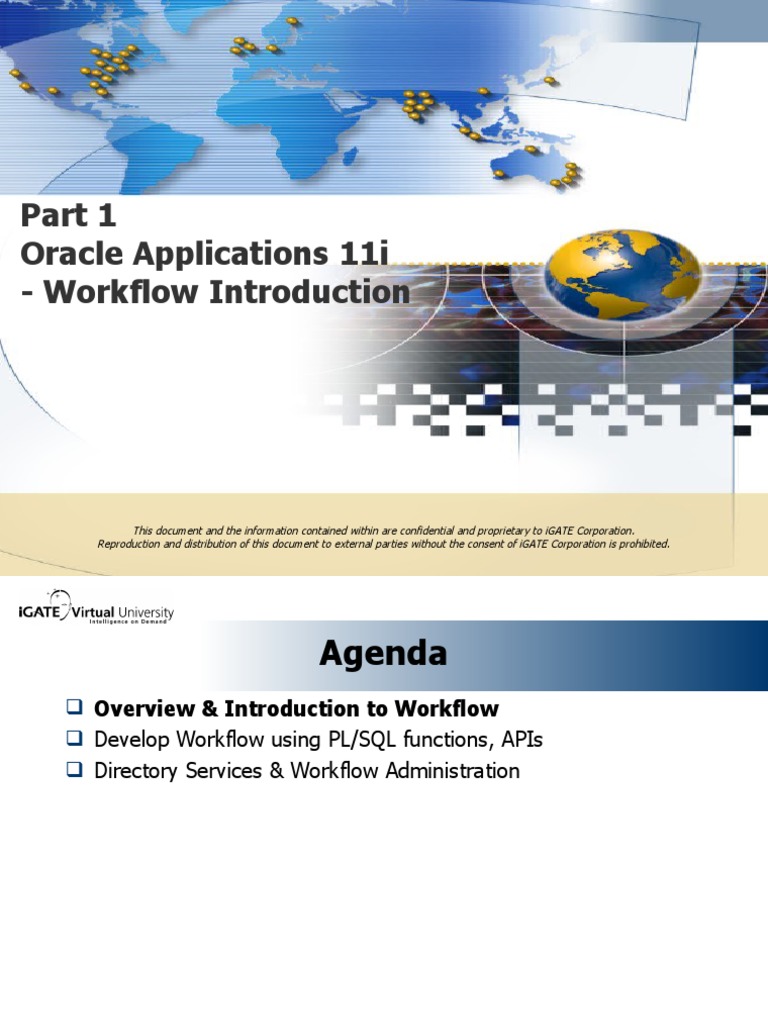 Oracle Applications 11i - Workflow Introduction | PDF | Information Technology Management ...