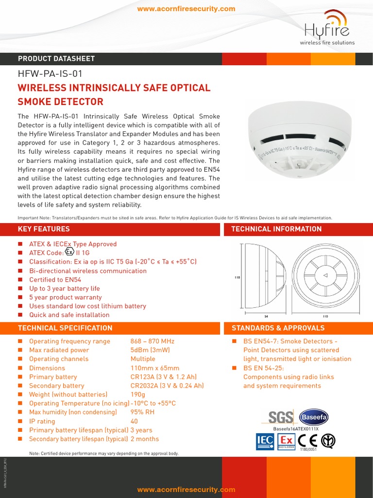 HFW PA Is 01 Sales Datasheet | PDF
