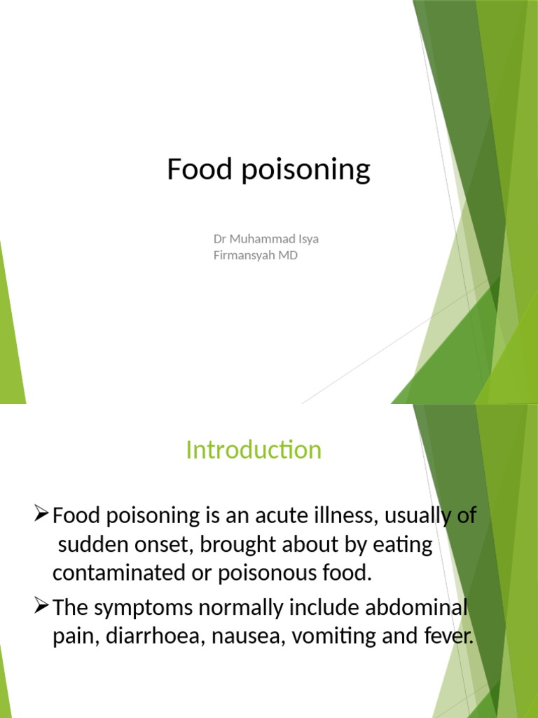 Food Poisoning | PDF | Foodborne Illness | Nausea