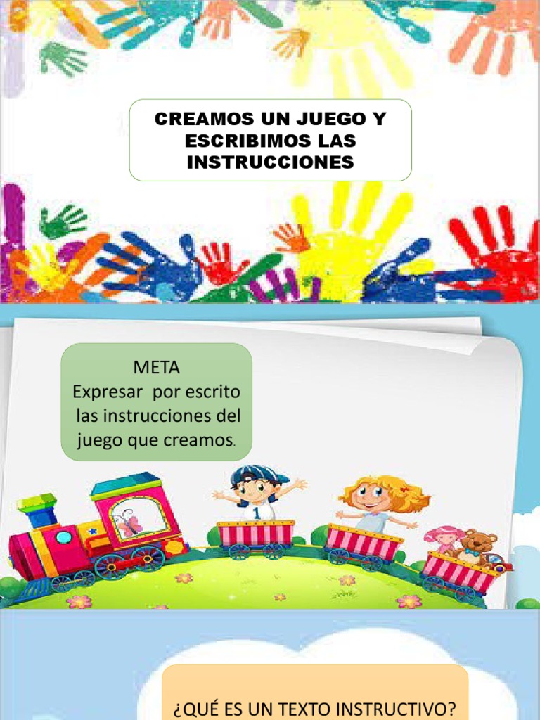Escribimos Instrucciones de Un Juego | PDF