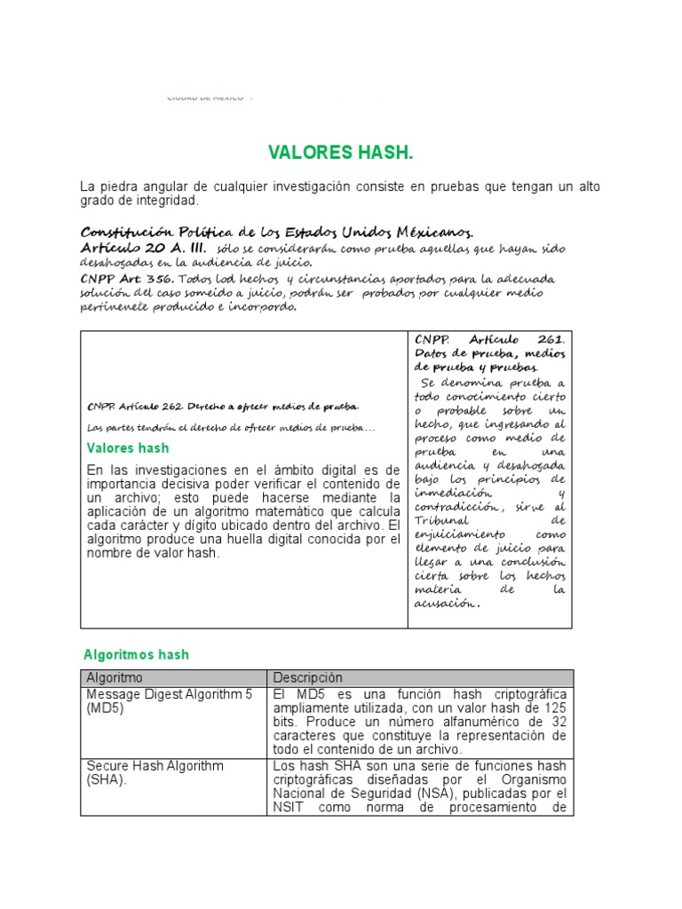 3 - Hash | PDF | Informática y tecnología de la información | Thriller ...