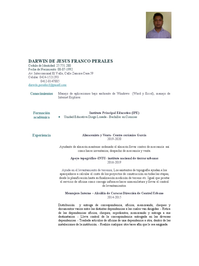 Curriculum Darwin | PDF