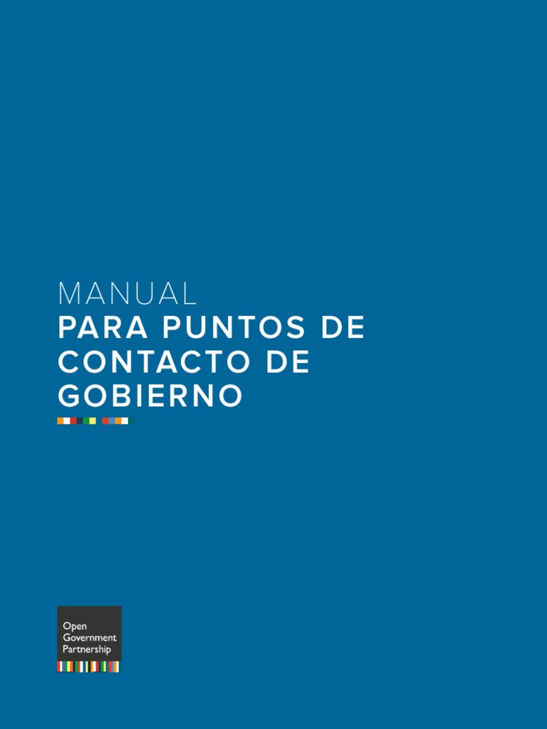 OGP POC-Manual 2017 ES | PDF | Organización no gubernamental ...