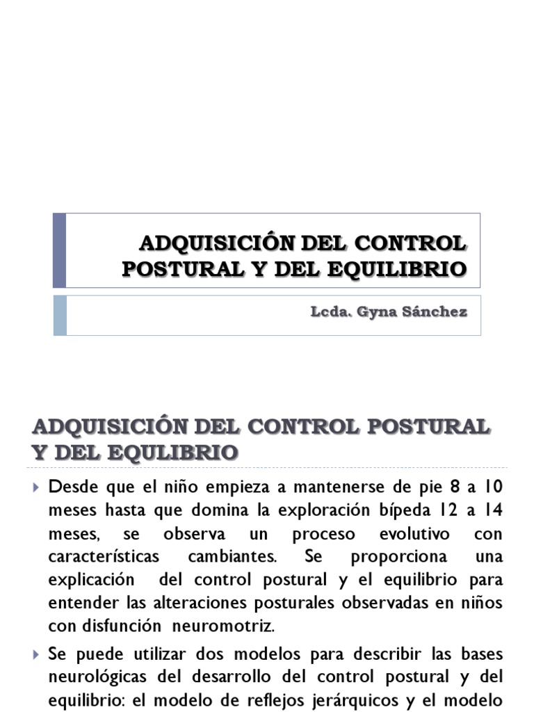 Control Postural y Equilibrio en Niños | PDF | Tobillo | Músculo