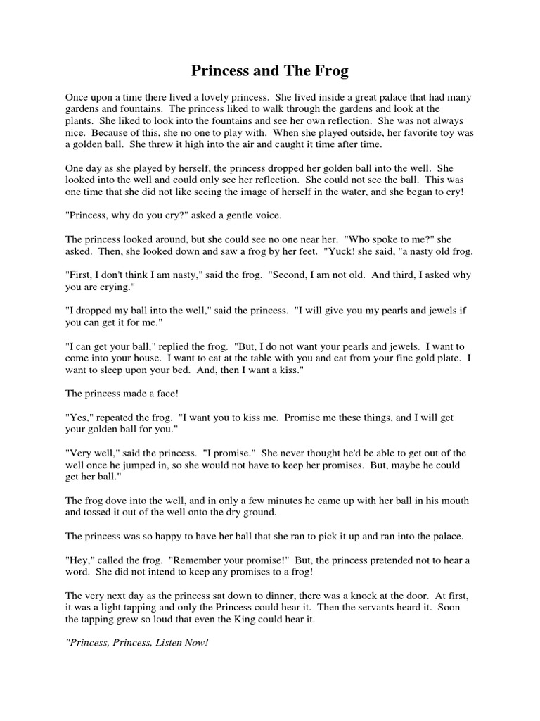 Princess and The Frog | PDF