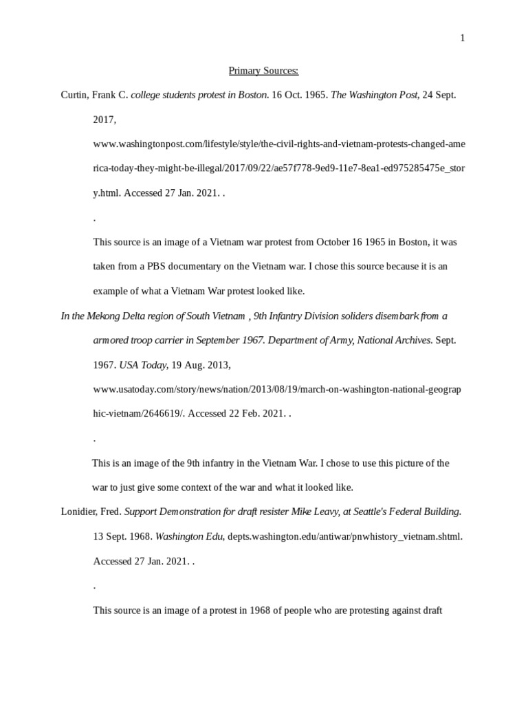 Sources For NHD Project | PDF | Anti War Movement | Nonviolence