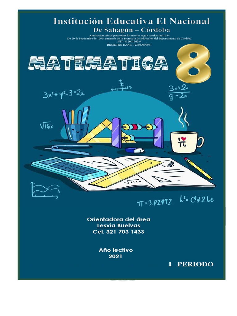 Módulo de Matemáticas para Grado 8 | PDF | Entero | Números