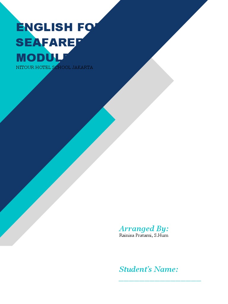 ENGLISH FOR SEAFARER MODULE by Rainisa Pratami, S.Hum | PDF | Cruise ...