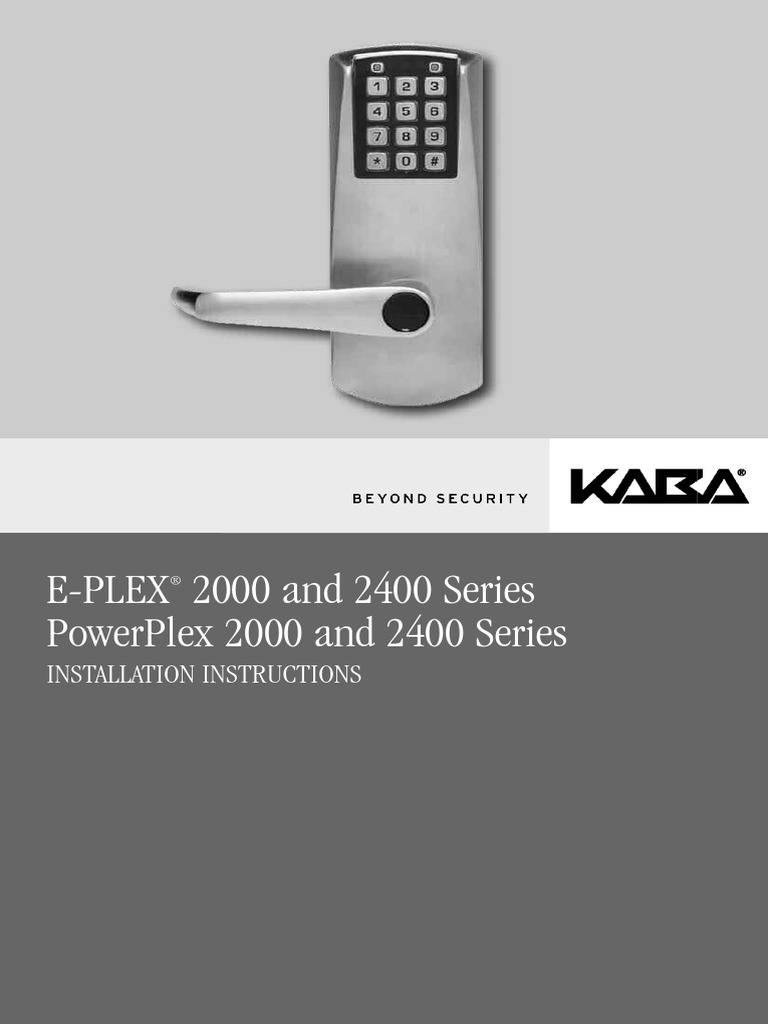 E-Plex 2000 and 2400 Series Powerplex 2000 and 2400 Series ...