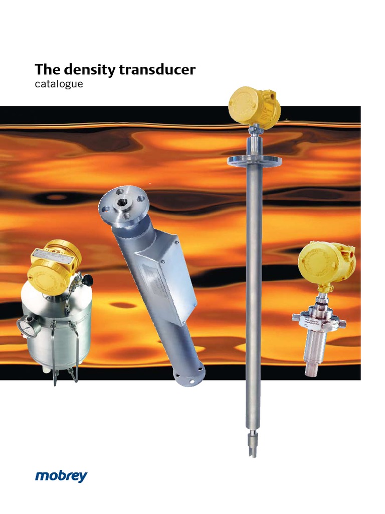 The Density Transducer: Catalogue | PDF | Calibration | Density