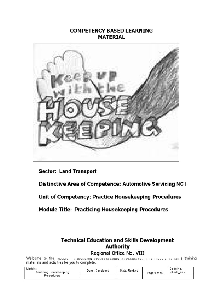 3) Practice Housekeeping Procedures | PDF | Occupational Safety And ...