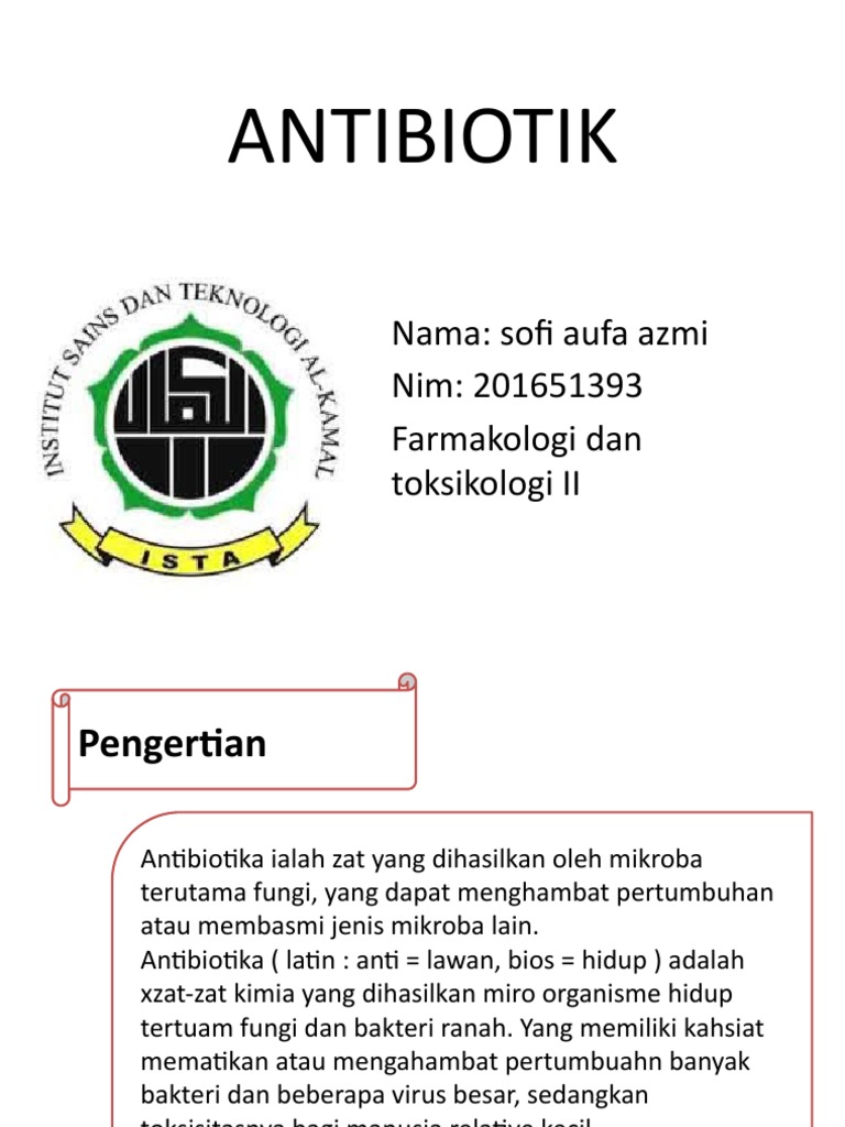 Uas PPT Antibiotik Terbaru | PDF
