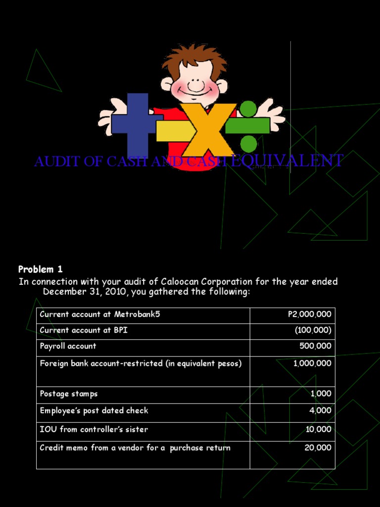 Cash Audit and Reconciliation Guide | PDF | Transaction Account | Cheque
