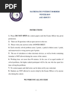 Mathematics Without Borders Age Group 9 AUTUMN 2018 | PDF | Rectangle ...