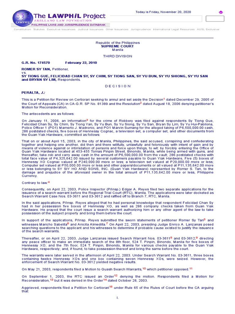 Today's Supreme Court Decision | PDF | Probable Cause | Search Warrant