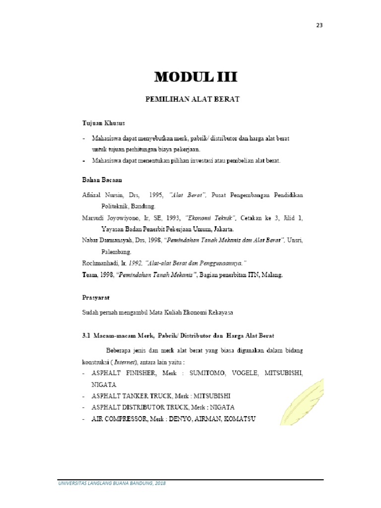 Modul 3 Diktat Kuliah PTM | PDF