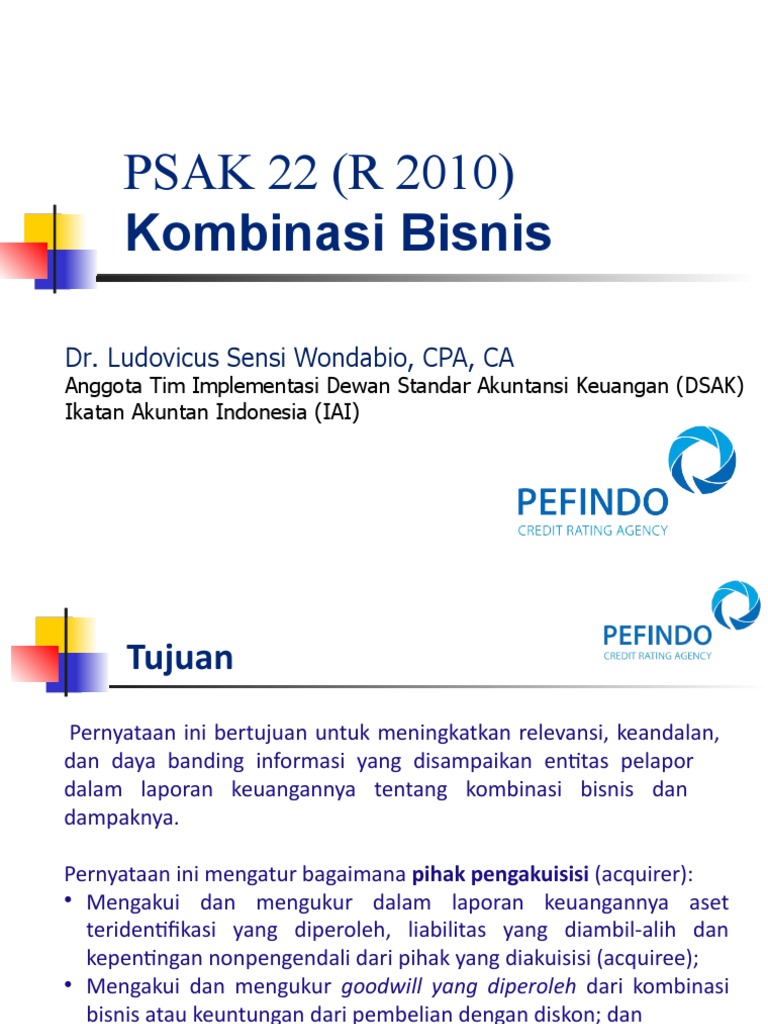 Panduan PSAK 22: Kombinasi Bisnis | PDF