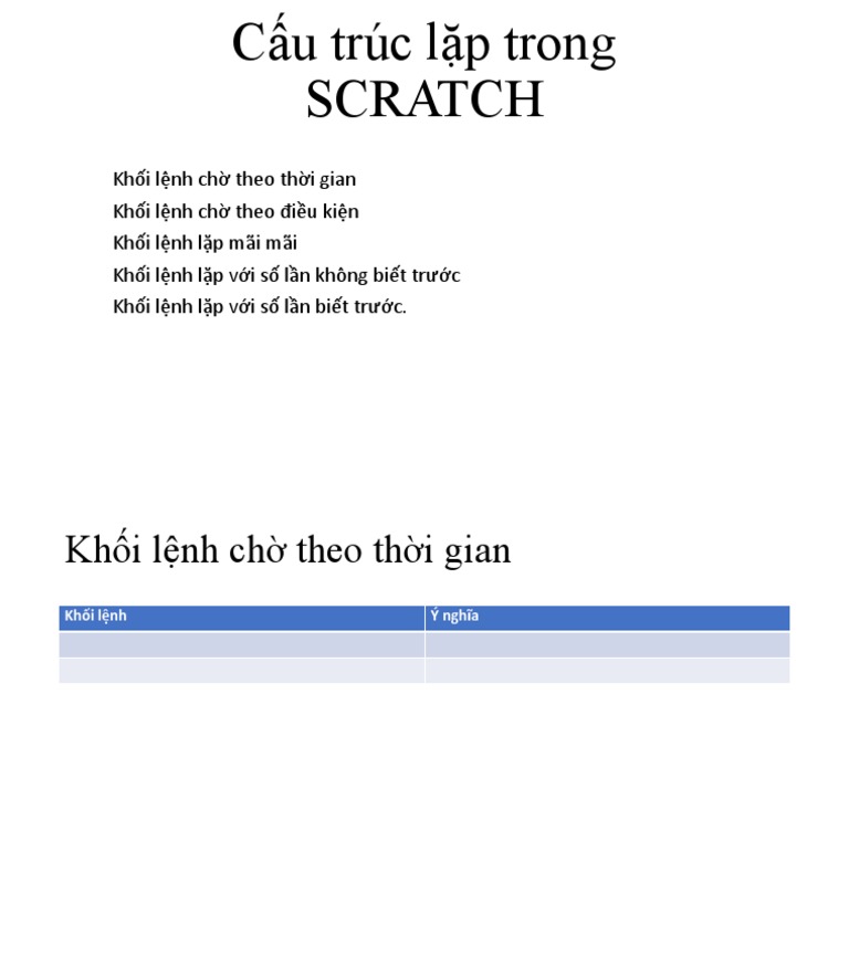 Cau Truc Lap SCRATCH | PDF