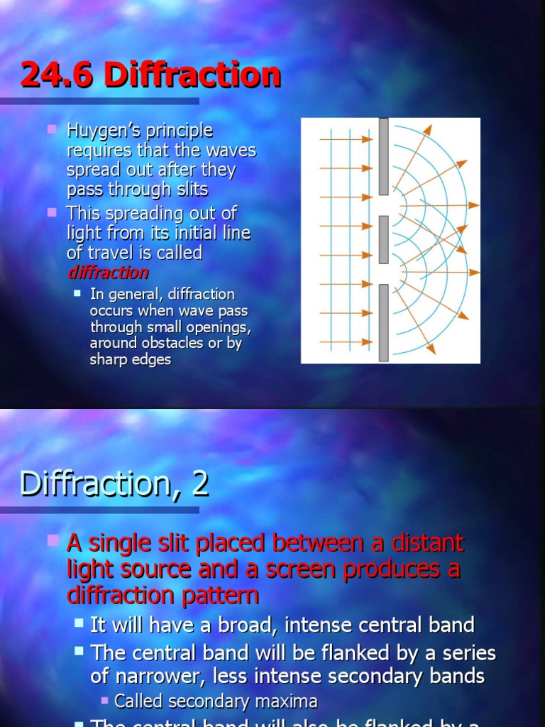 Diffraction 1234811766470475 3 | PDF | Diffraction | Waves