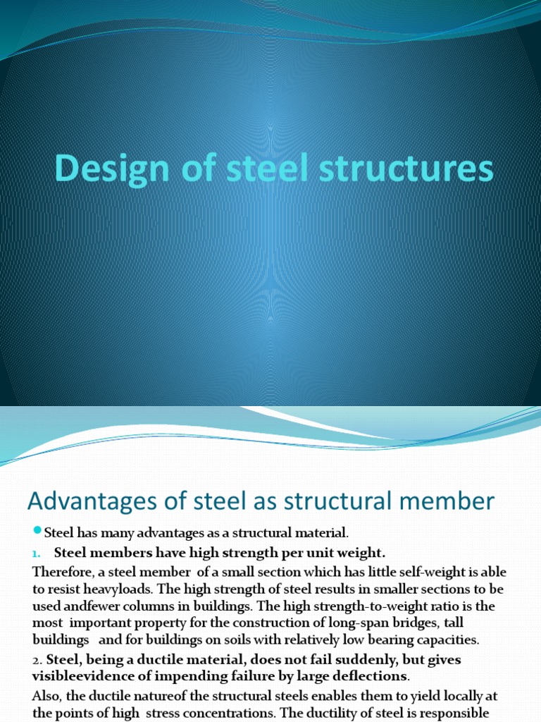 Design of Steel Structures | PDF | Rolling (Metalworking) | Strength Of ...