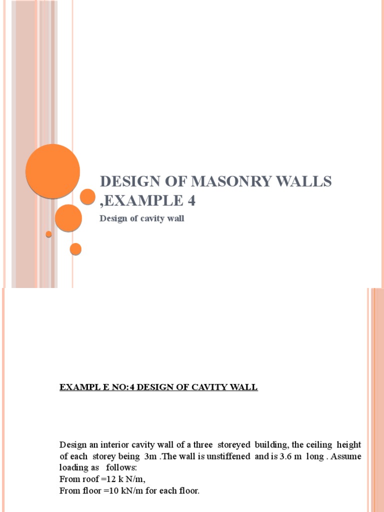 Cavity Wall Design for Three Storeys | PDF