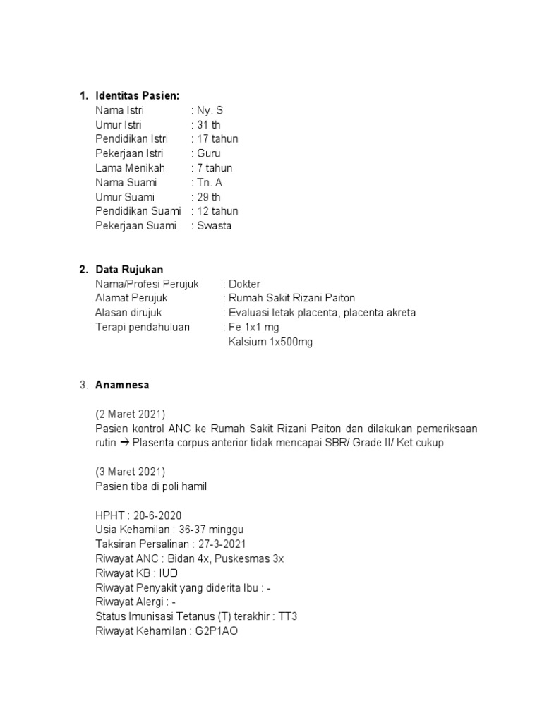 CBD - Obs Case - Faisal Sahimi | PDF