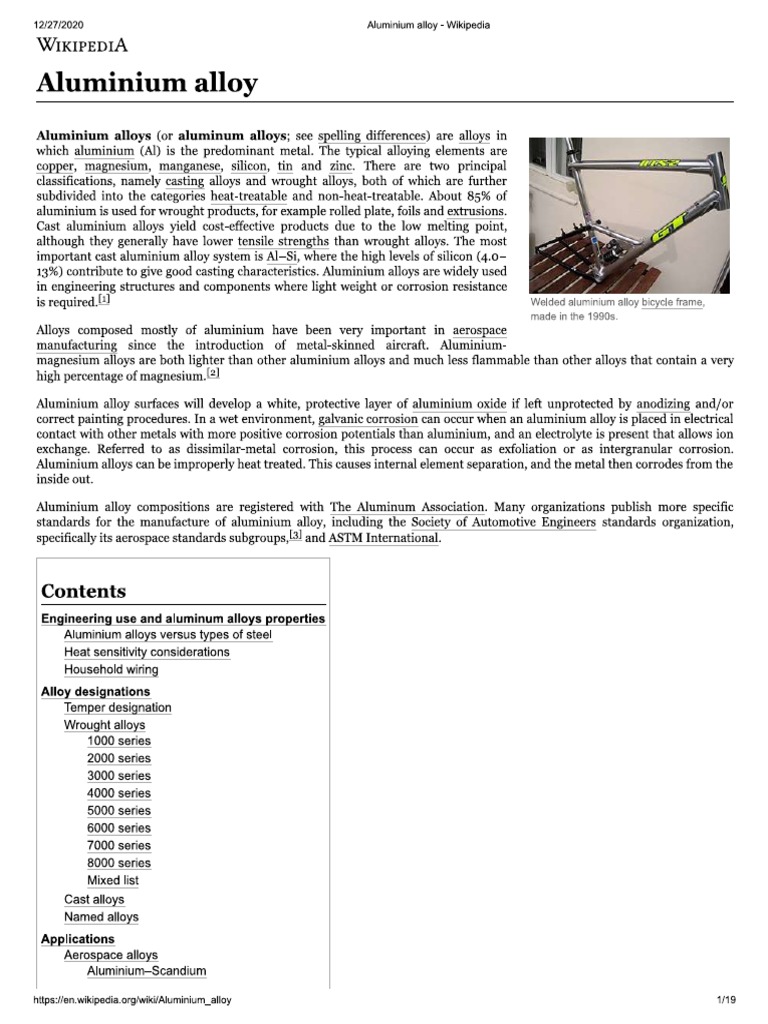 Aluminium Alloys Pdf