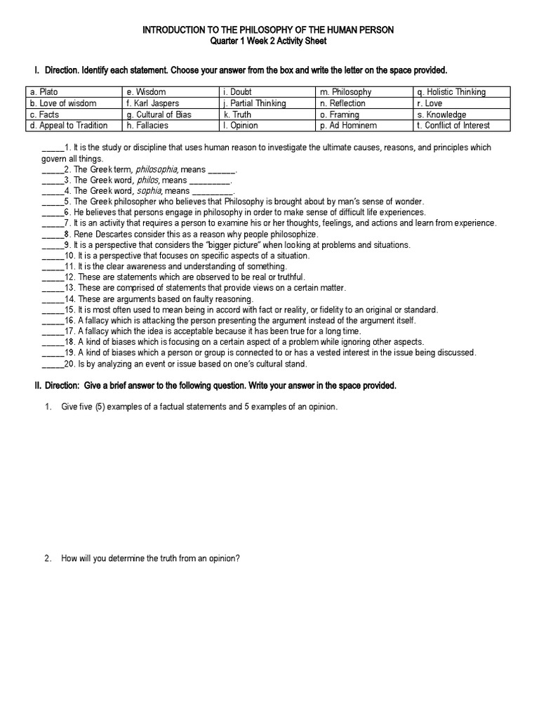 Understanding the Foundations of Philosophy: An Introduction to Key ...